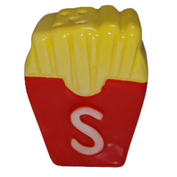 Kitchen | French Fries Salt Shaker With Stopper 1 Piece Only Ceramic ...